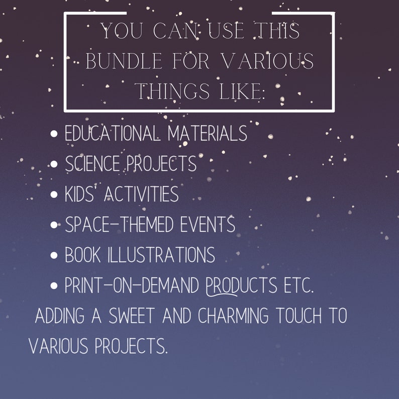 Space Bundle Clipart Planets PNG Set Solar System SVG - Etsy