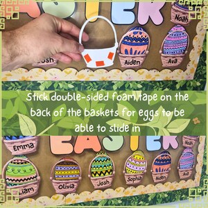 Easter Bulletin Board Kit Classroom Decoration DIY Activity Teacher ...