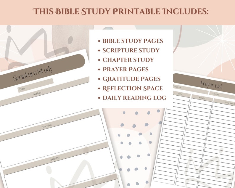 Bible Study Guide, Christian Devotional, Bible Study Printable, Bible ...