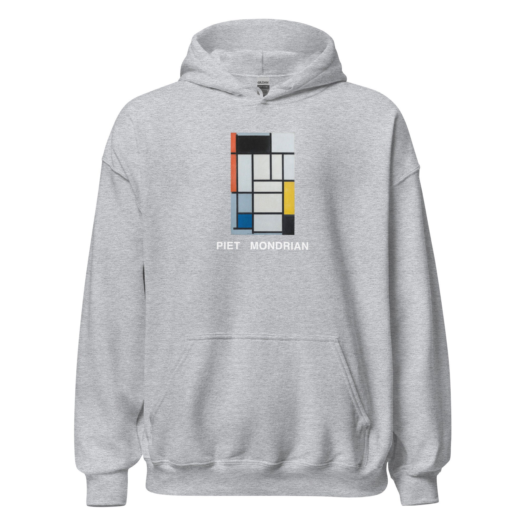 Piet Mondrian Composition Modern Art Unisex Hoodie - Etsy