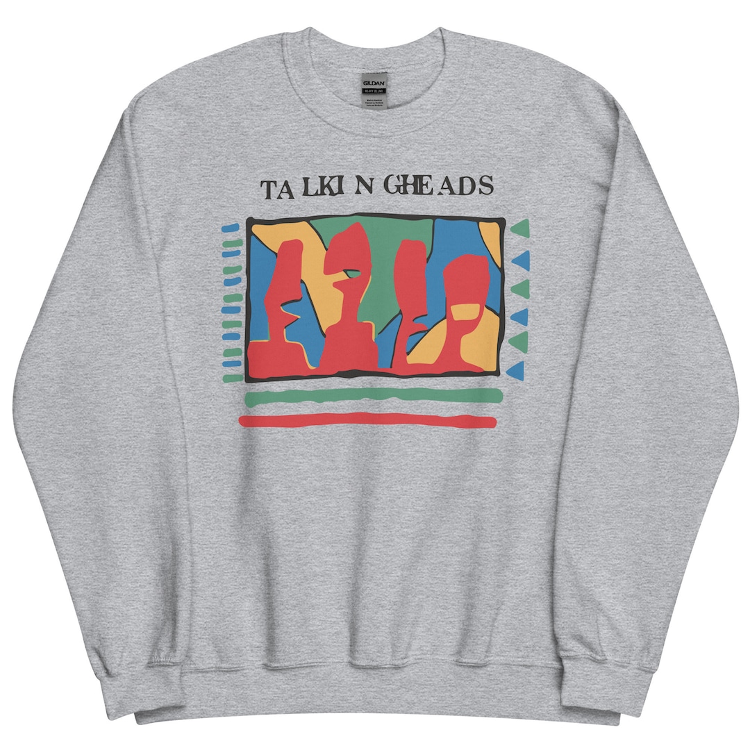 Talking Heads 80s Graphic Crewneck Sweatshirt - Etsy