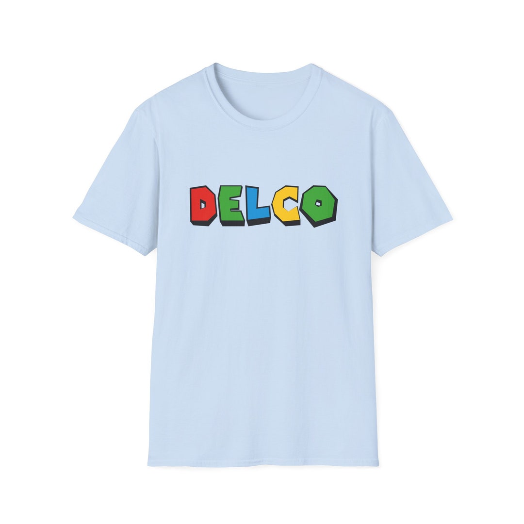 Delco, Gaming Letters, Delco PA, Unisex Softstyle T-shirt - Etsy
