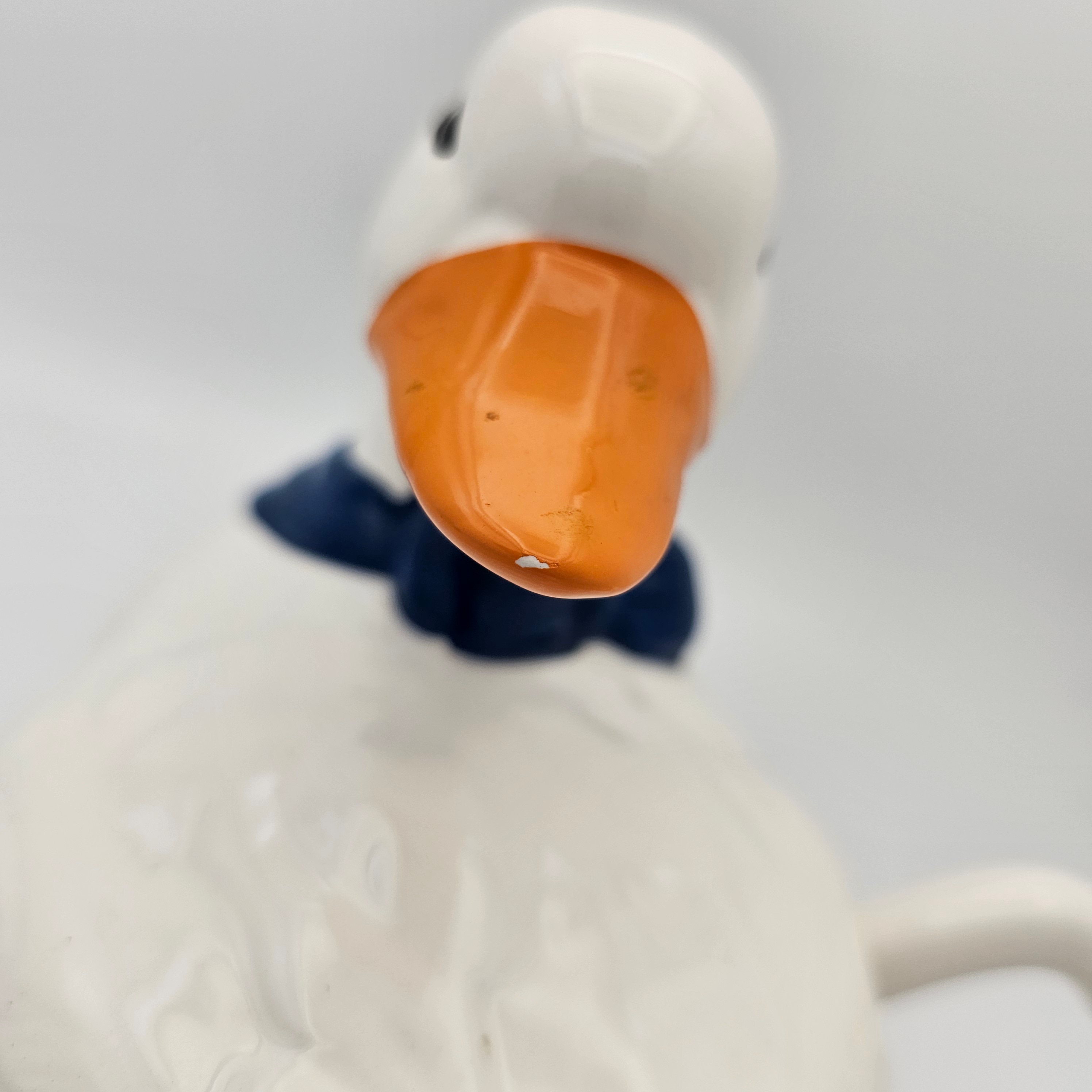 Vintage Goose Small Soup Tureen With Ladle, Gravy Boat, French Country ...