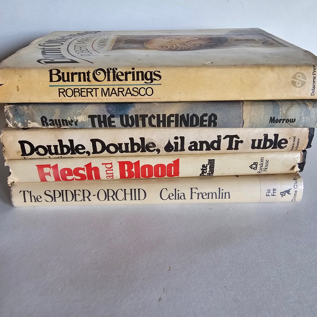 Book Stacks of Crime Junkie Mystery & Thrillers, Instant Library of ...