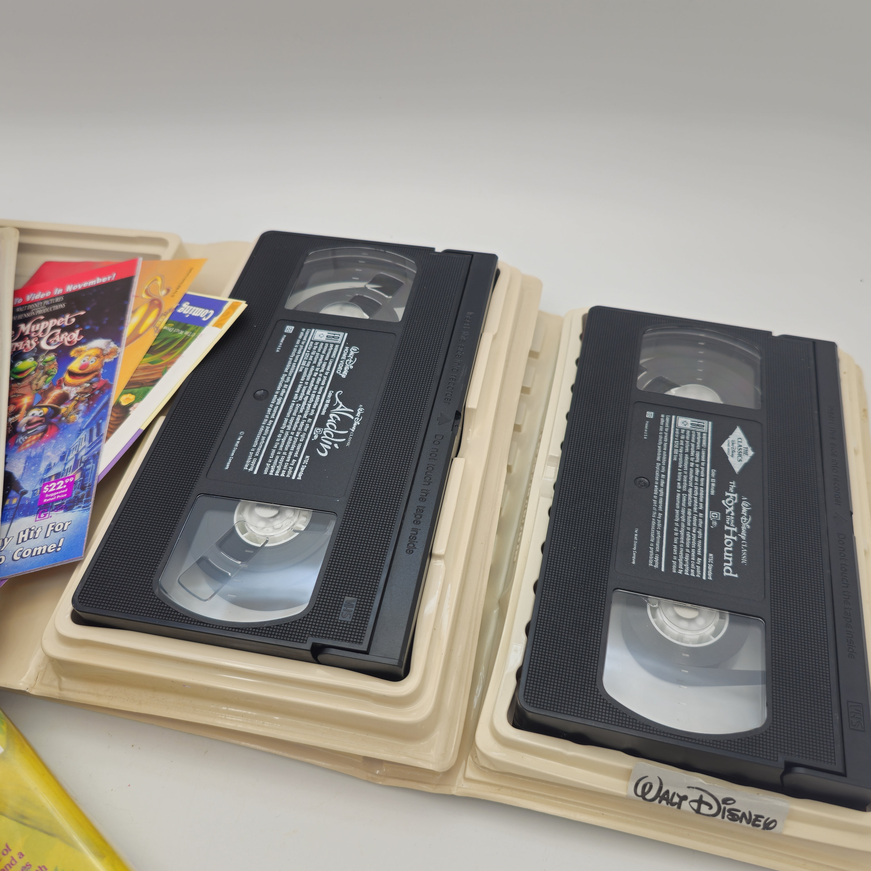 Vintage Disney Collectible VHS Tapes, Nursery Shelf Decor, Retro Kids ...