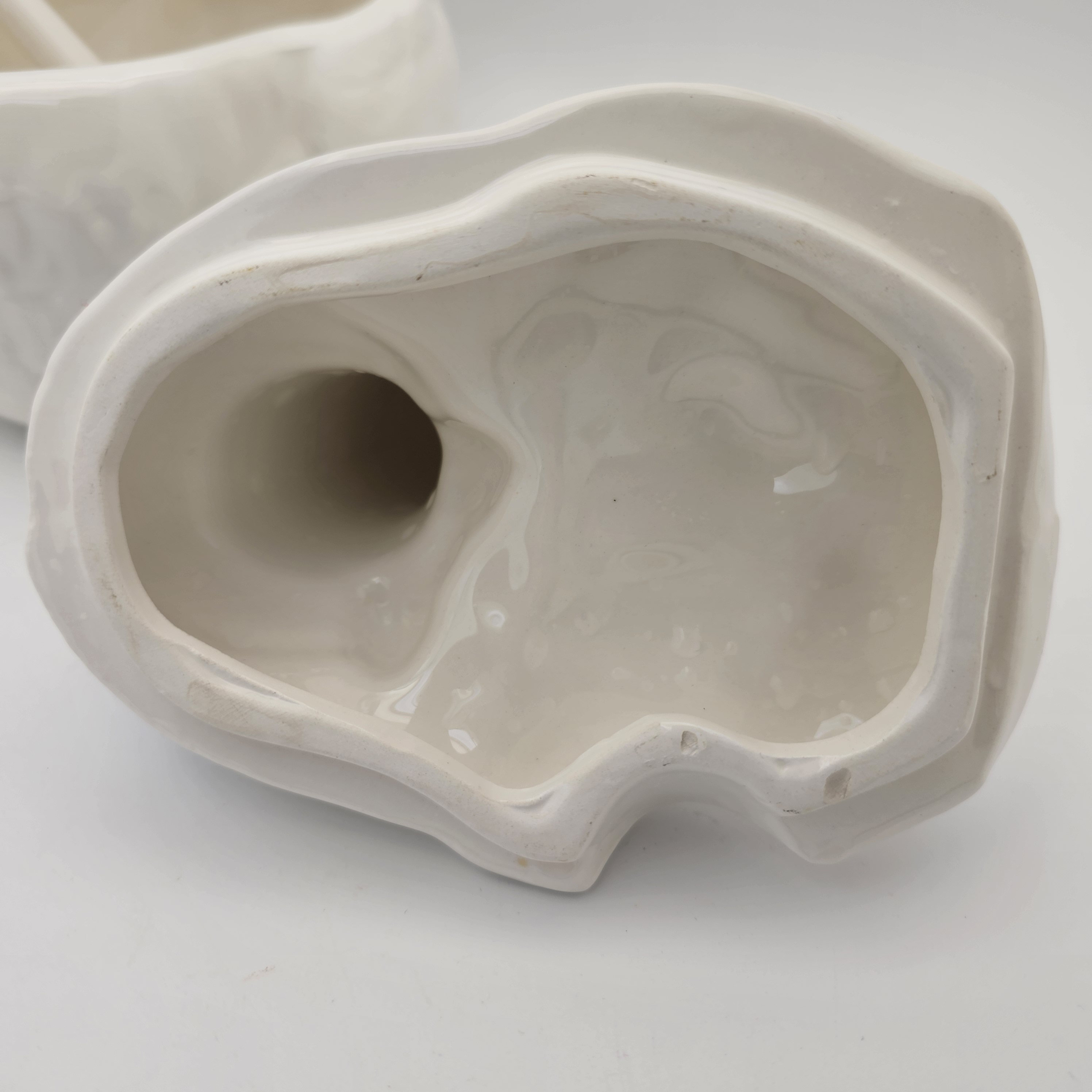 Vintage Goose Small Soup Tureen With Ladle, Gravy Boat, French Country ...