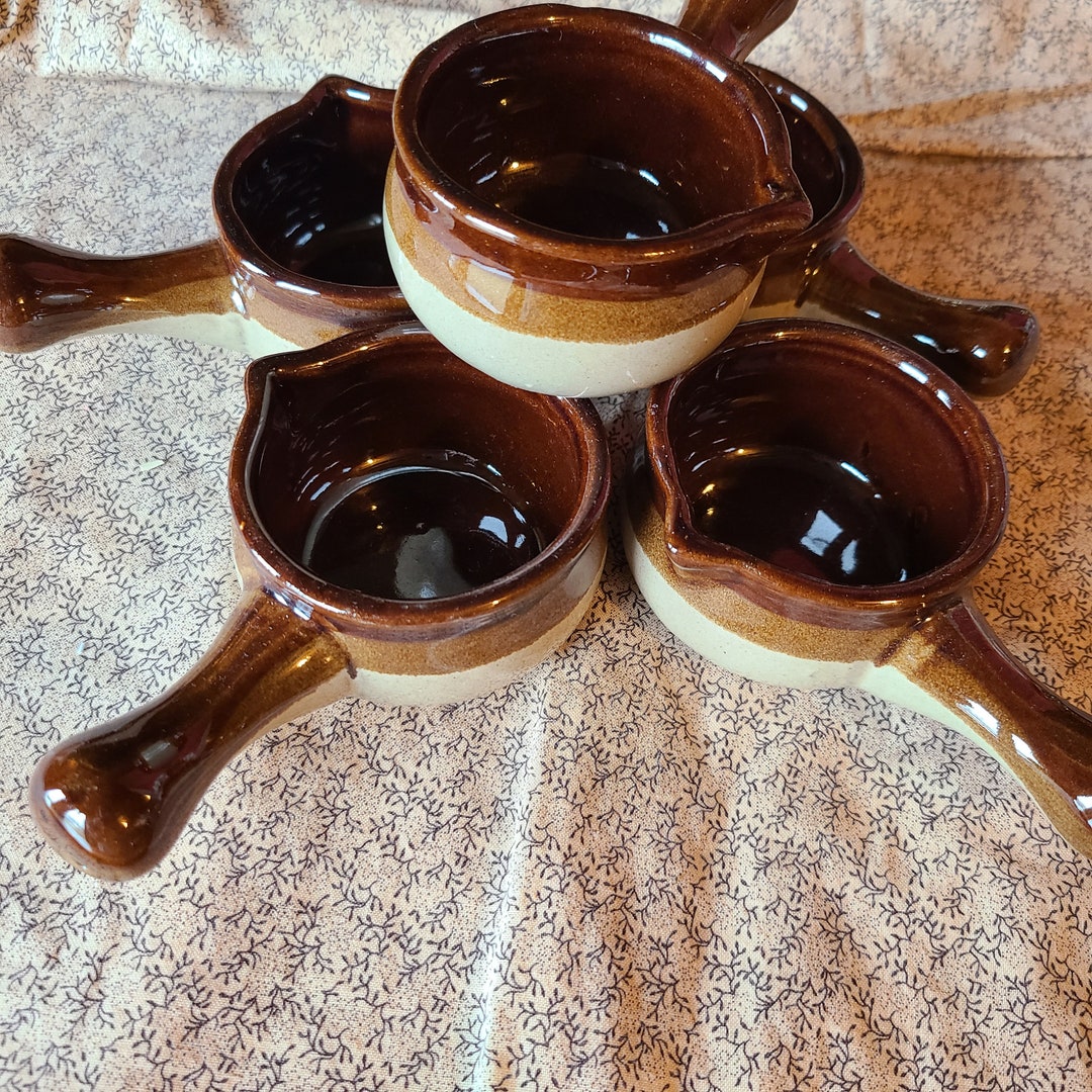 Set of Vintage Oven Dish Appetizer Tapas Dish Rustic Pottery French ...