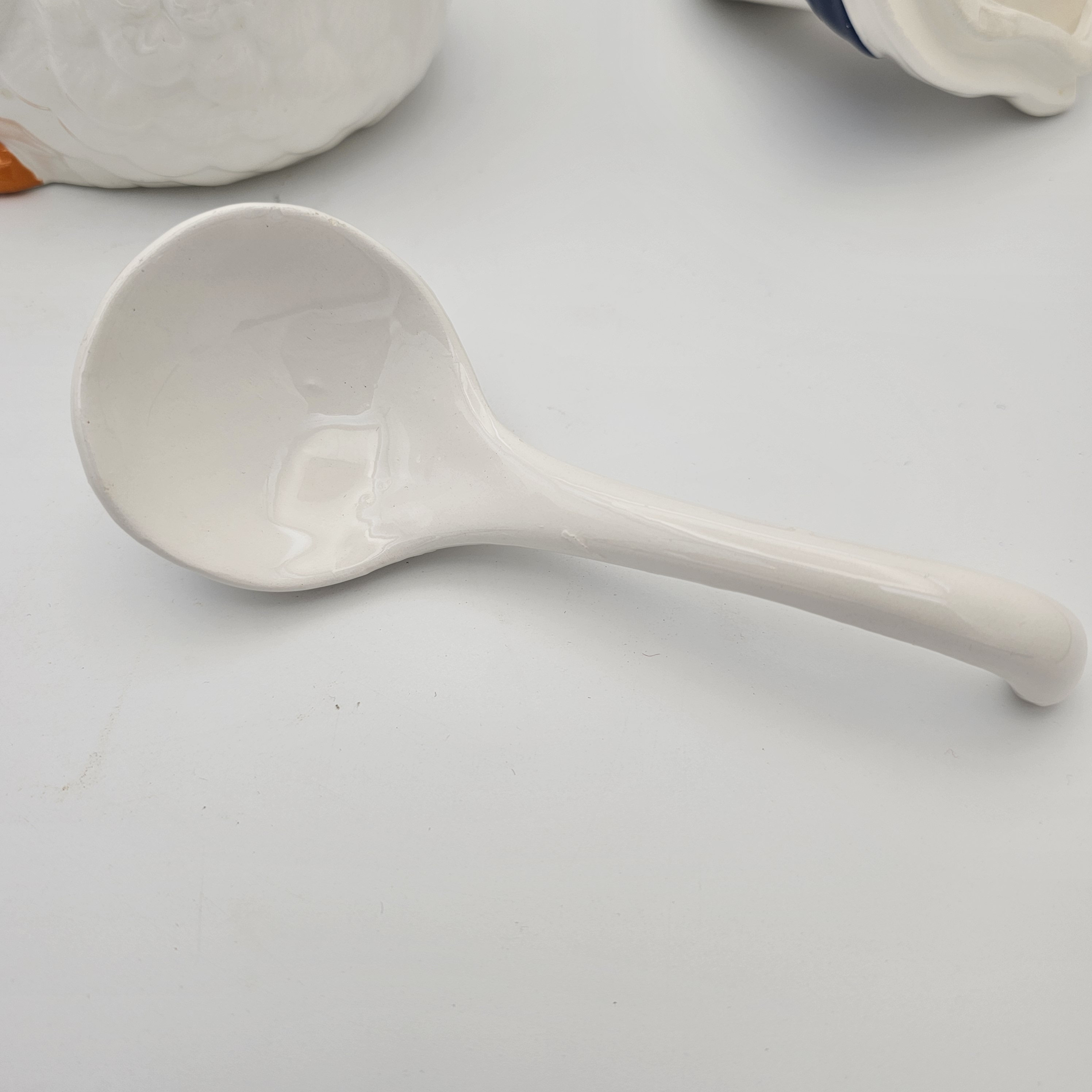 Vintage Goose Small Soup Tureen With Ladle, Gravy Boat, French Country ...