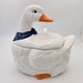 Vintage Goose Small Soup Tureen With Ladle, Gravy Boat, French Country ...
