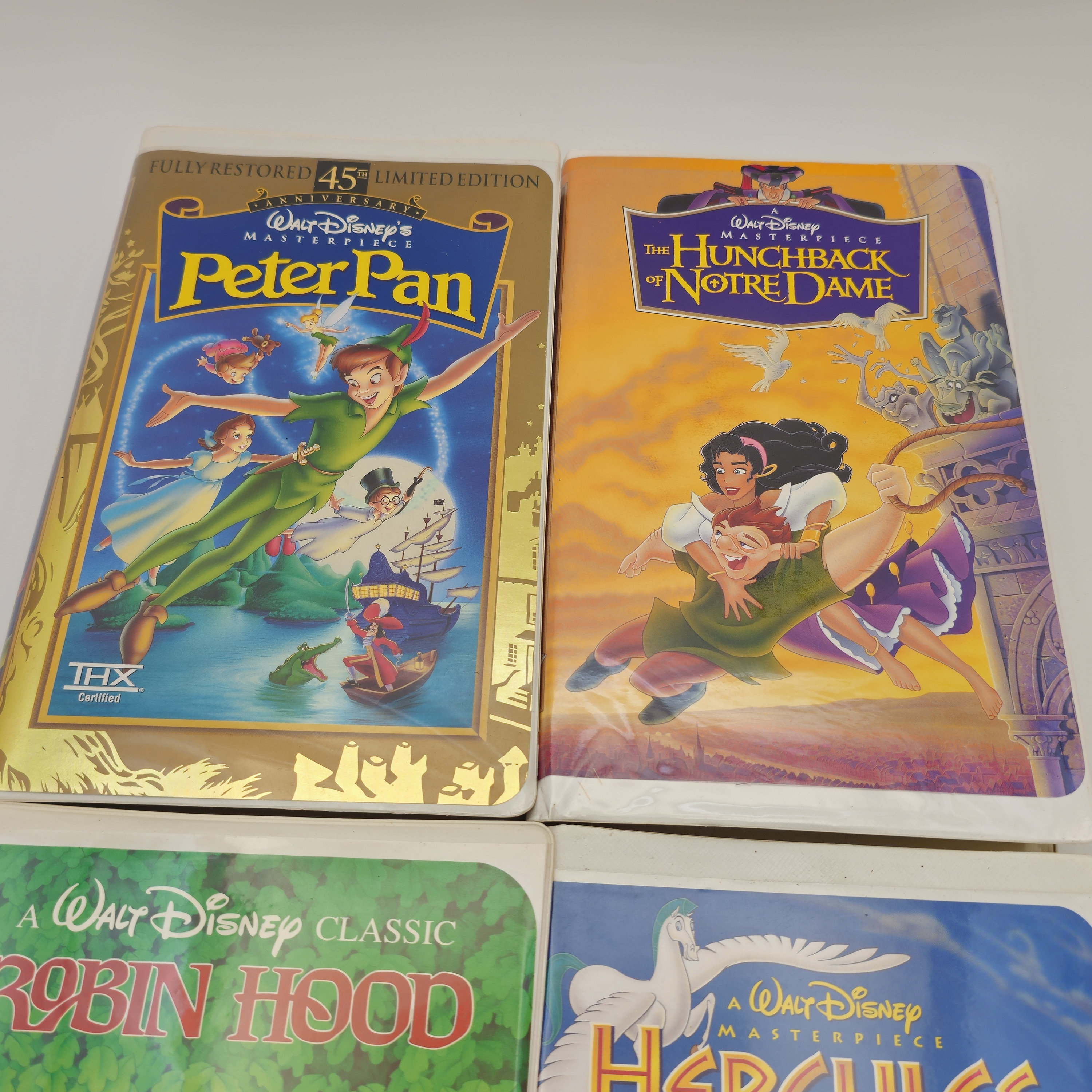 Vintage Disney Collectible VHS Tapes, Nursery Shelf Decor, Retro Kids ...