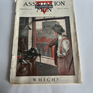 Association YMCA Men ~ Vintage Magazine~ September 1919 Issue ~ Retro ...