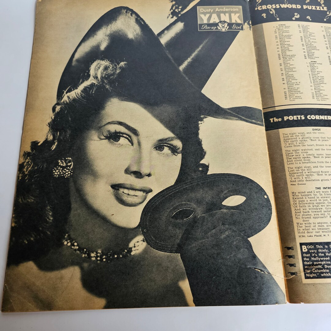 1944 Yank Vintage Magazine, Army History Old Newspaper, World War 2 ...