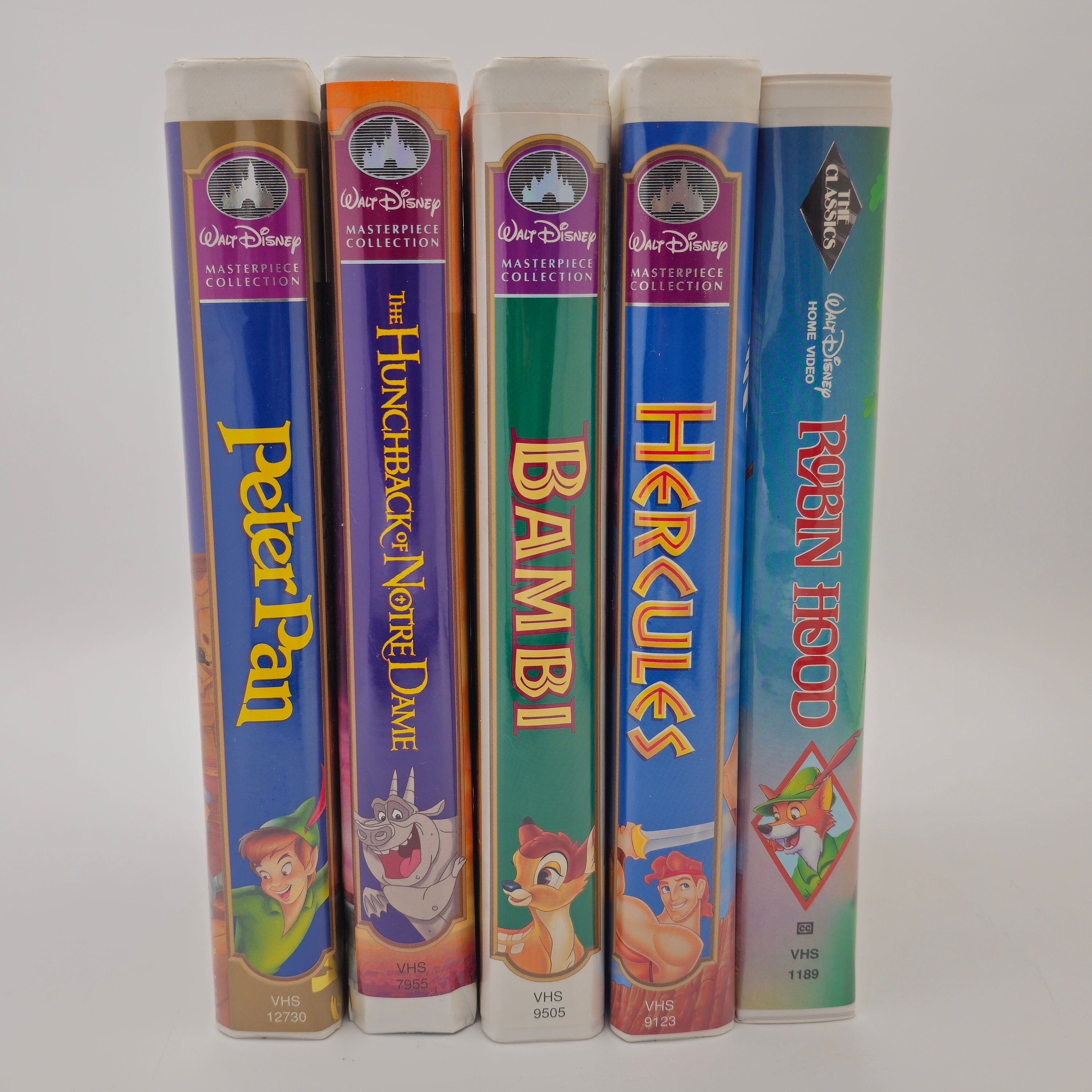 Vintage Disney Collectible VHS Tapes, Nursery Shelf Decor, Retro Kids ...