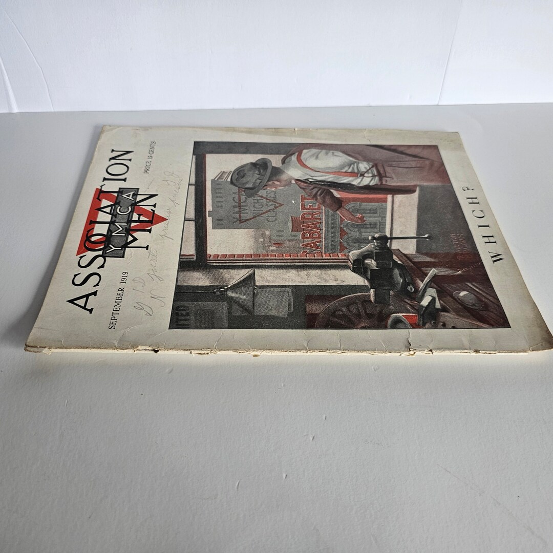 Association YMCA Men ~ Vintage Magazine~ September 1919 Issue ~ Retro ...