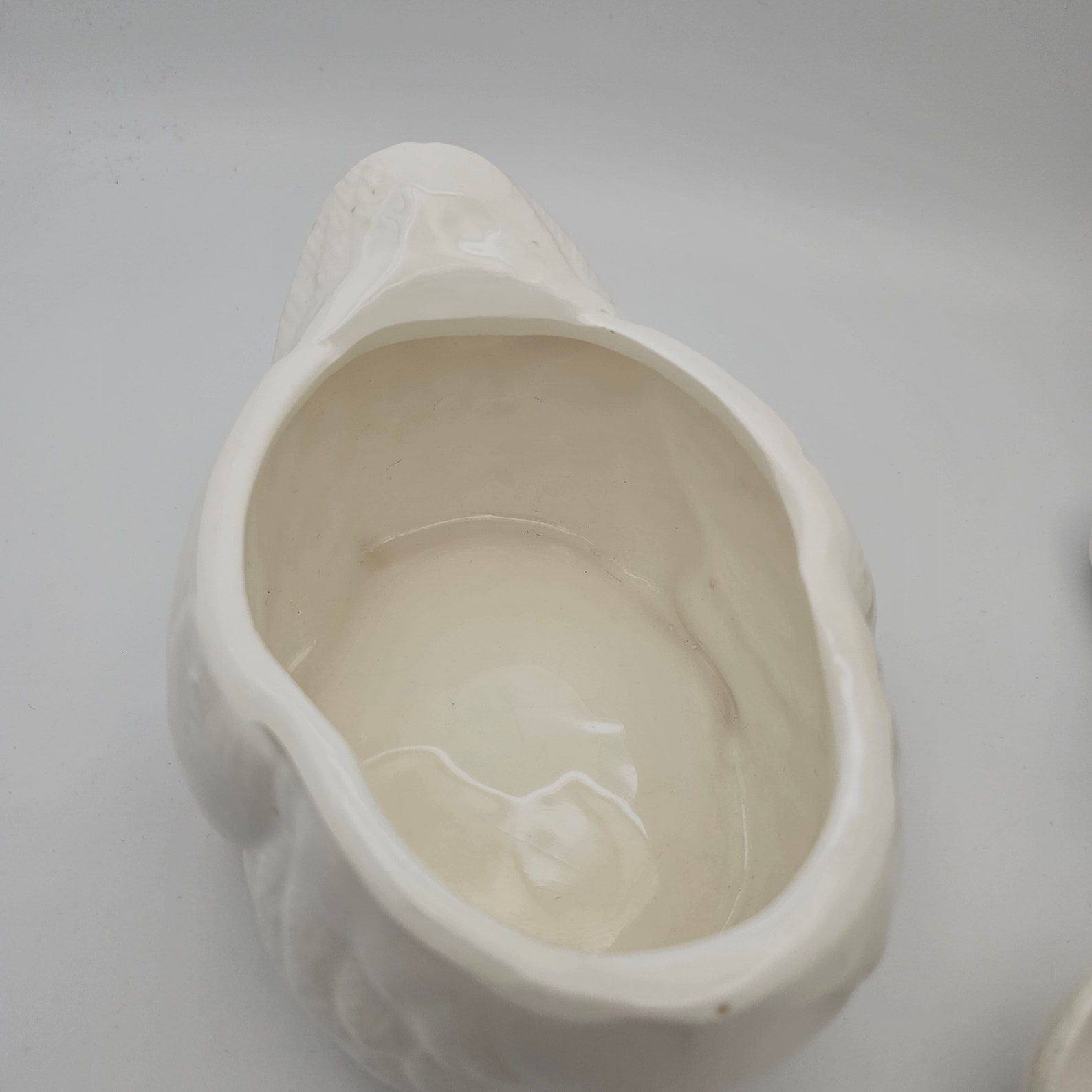 Vintage Goose Small Soup Tureen With Ladle, Gravy Boat, French Country ...