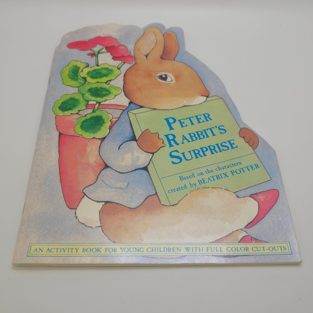Vintage Peter Rabbit Activity Book for Kids Easter Gift Paper Doll ...