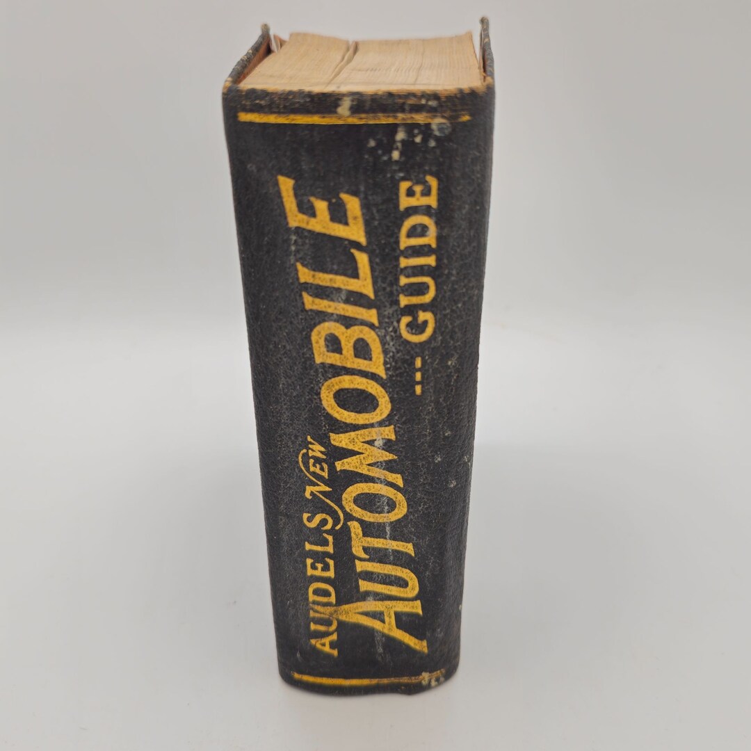 1944 Audels New Automobile Guide, Vintage Car Book, Mechanic Book - Etsy