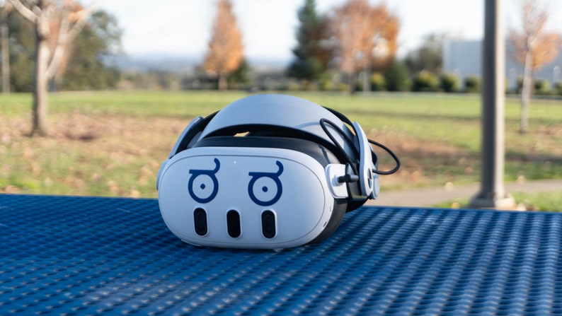 Meta Quest 3 Text Emoji Eyes Decal - Etsy