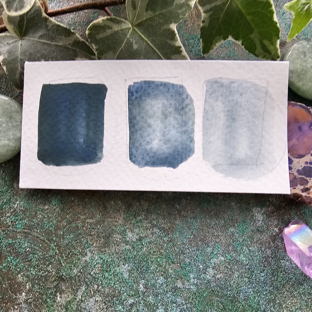 DEEP TURQUIOSE Handmade Watercolor Paint Single Large Pan - Etsy