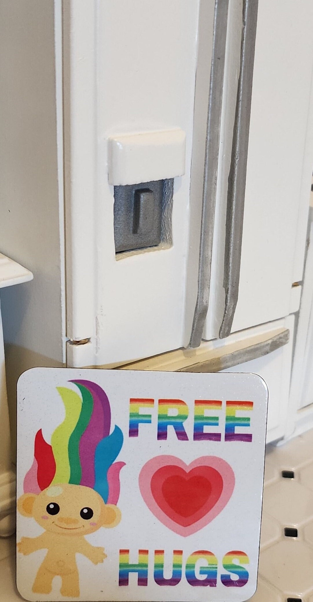 Rainbow Troll Free Hugs Refrigerator Magnet - Etsy