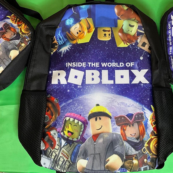 Roblox Backpack With Lunchbox - Etsy