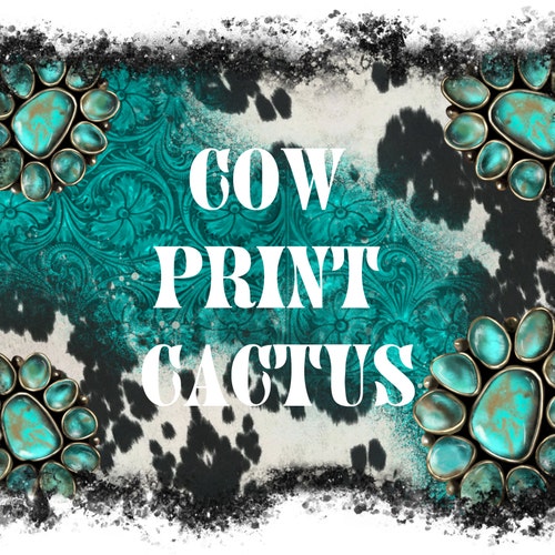 CowPrintCactusDesign - Etsy