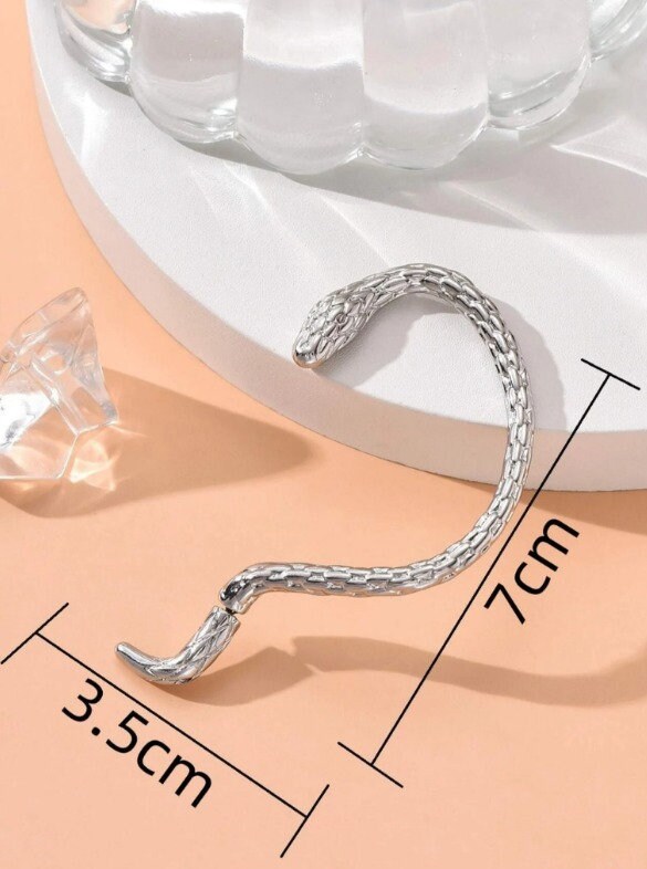 Snake Cartilage Gold Conch Serpent Earring Snake Ear Climber - Etsy