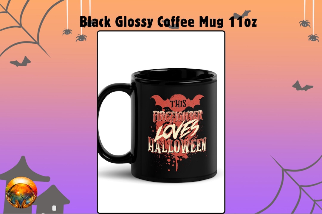 Firefighter Halloween Enthusiast Mug - Perfect Gift for First ...