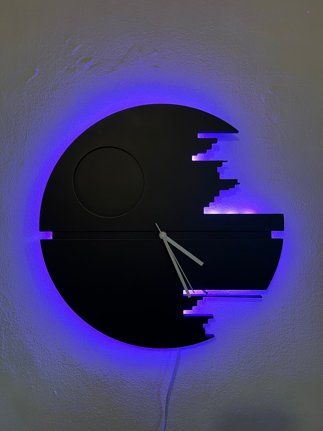 Death Star LED Clock - Etsy