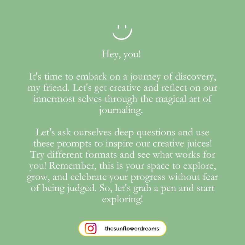 Printable Journal Prompts, 30 Cards, Self-reflection, Self-care ...