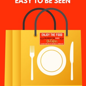 Doordash Sticker | Dasher Sticker | Food Delivery Sticker | Delivery ...