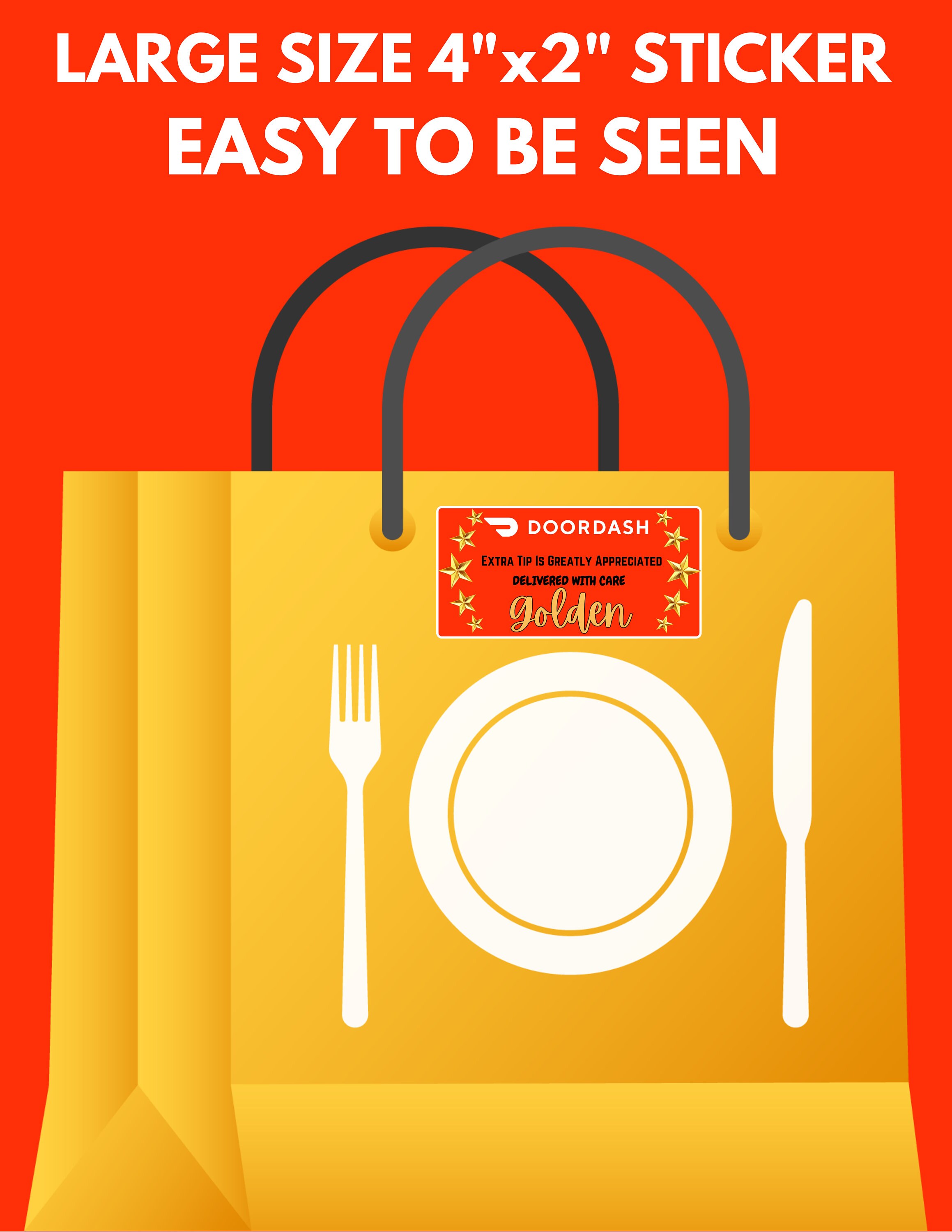 Doordash Sticker | Dasher Sticker | Food Delivery Sticker | Delivery ...