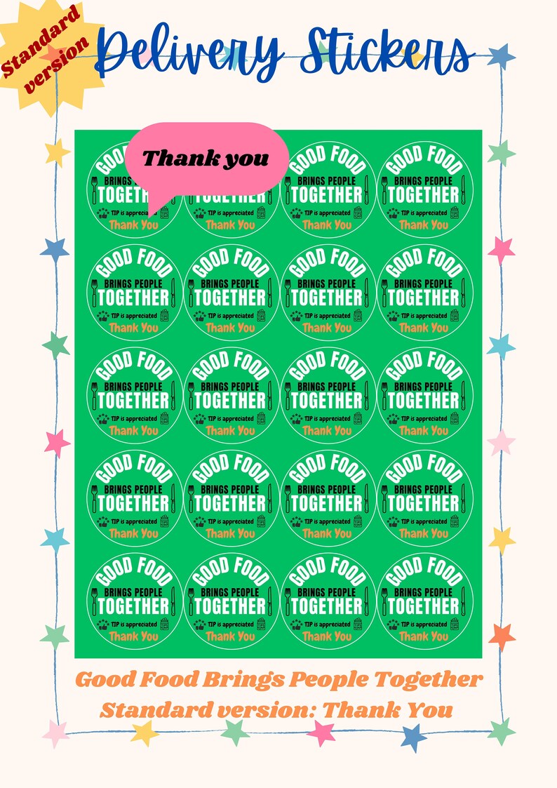 Uber Eats Sticker | Uber Cute Sticker | Food Delivery Sticker ...