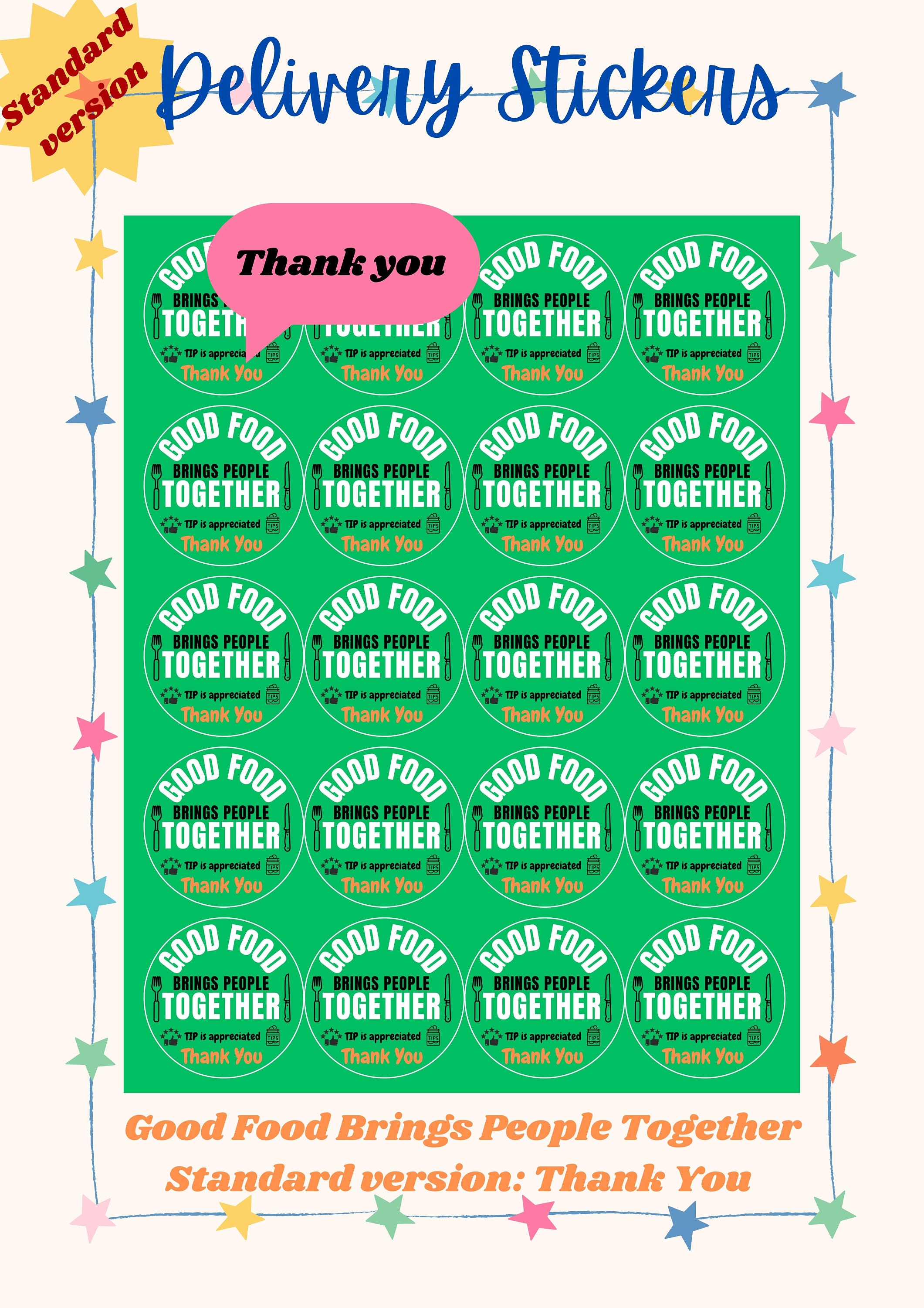 Uber Eats Sticker Uber Cute Sticker Food Delivery Sticker Delivery ...