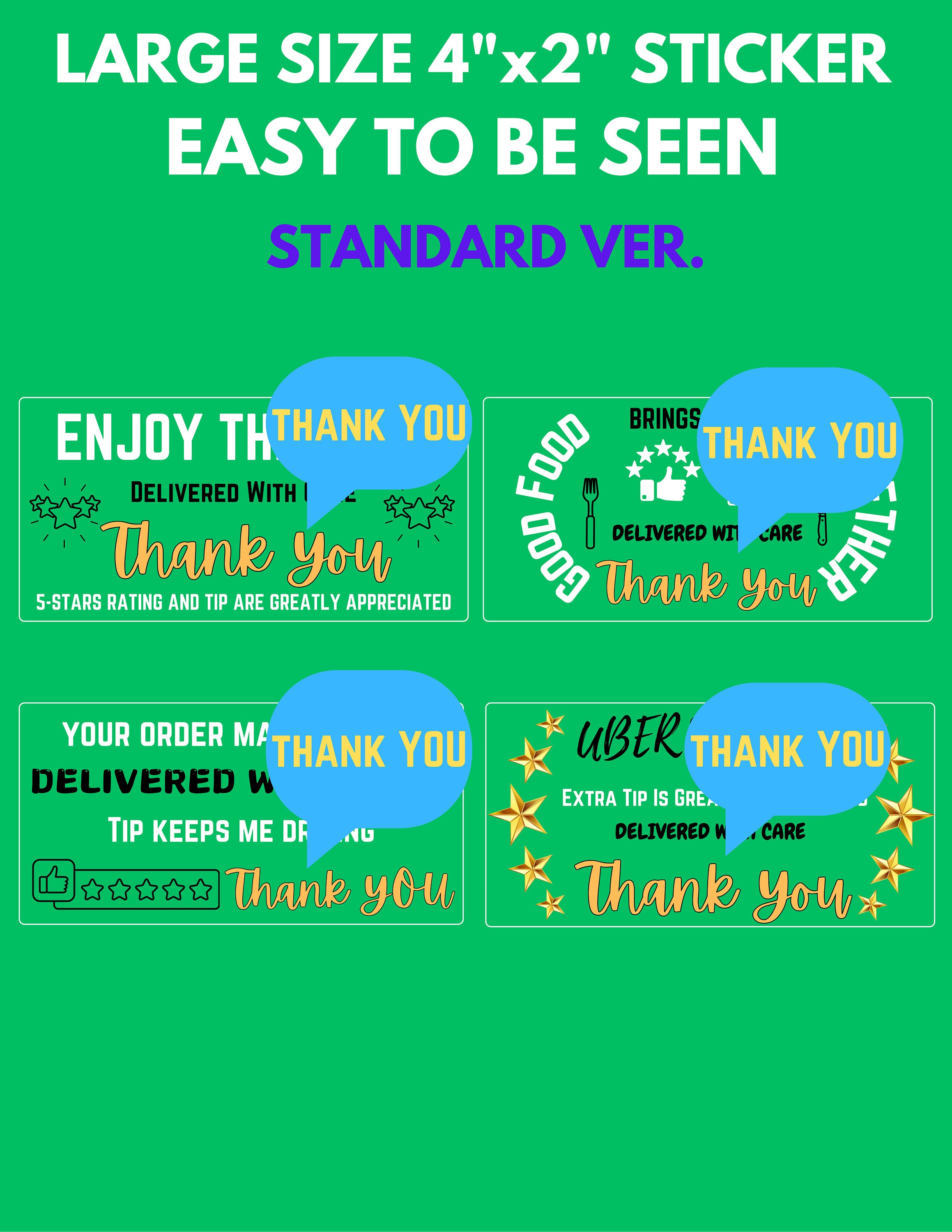 Uber Eats Sticker Doordash Sticker food Delivery Sticker delivery ...