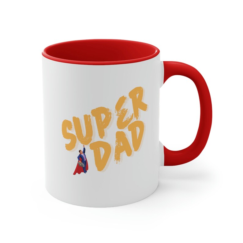Super Dad Mug Super Hero Mug Happy Father's Day Mug - Etsy