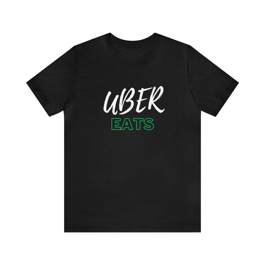 Uber Eats Driver T-shirt: Green Font Unisex Softstyle Tee - Etsy