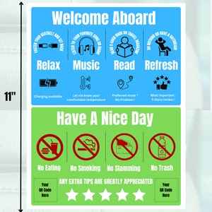 Uber Sign | Uber Lyft Taxi Backseat Sign | Printable Sign | Uber Lyft ...