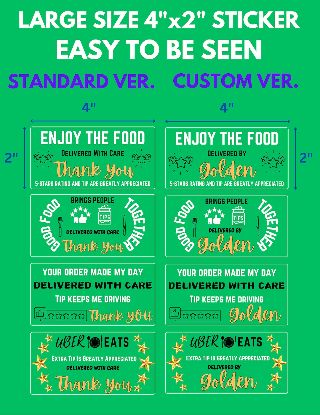 Uber Eats Sticker | Doordash Sticker |food Delivery Sticker |delivery ...