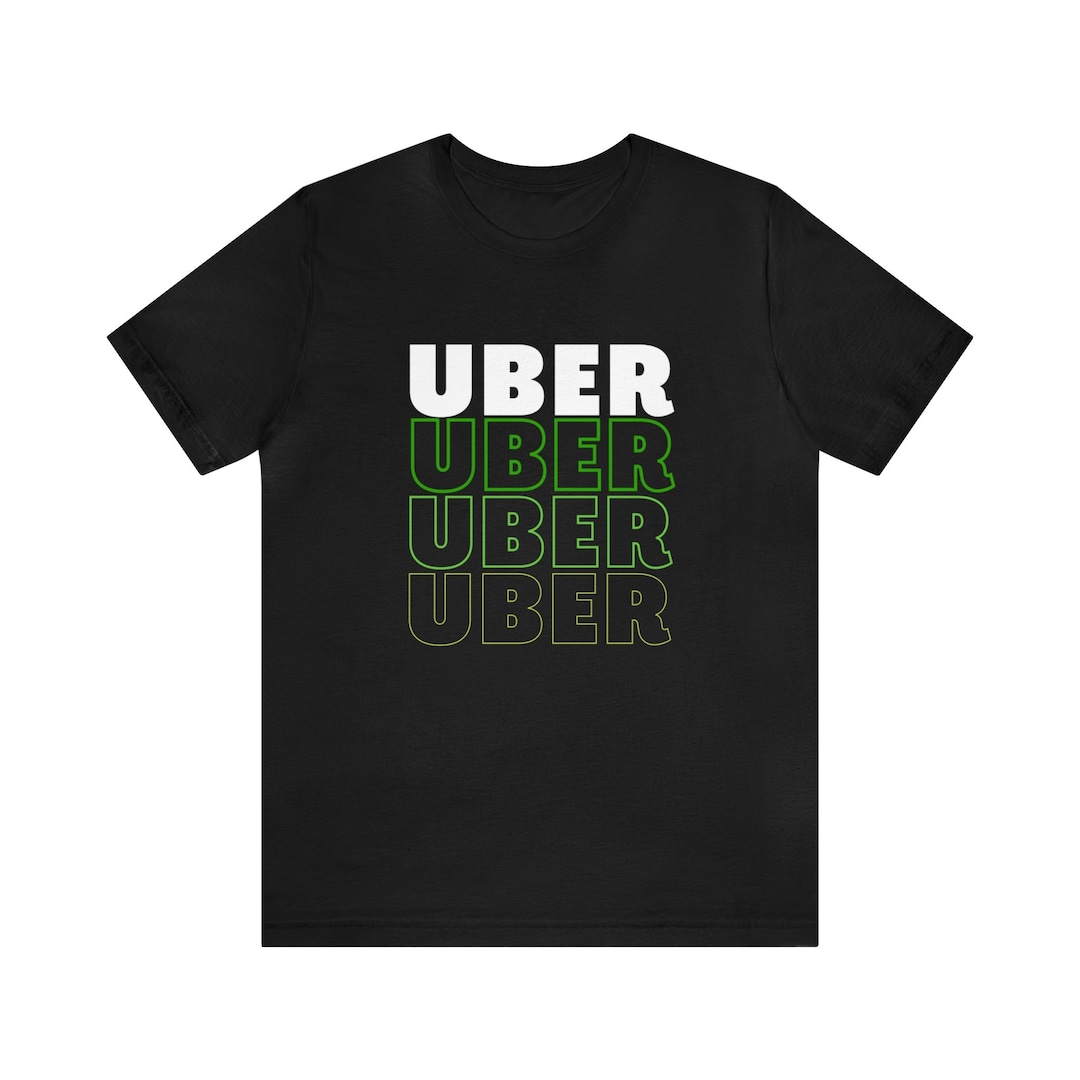 Uber Driver Uber Eats Driver Delivery Driver Uber T-shirt Green Font ...