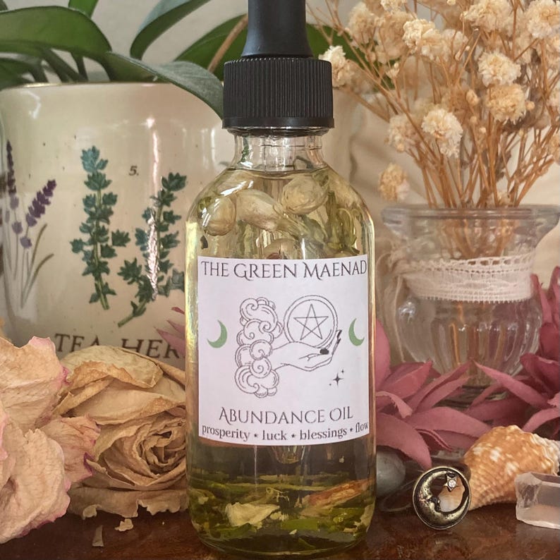 Abundance Oil ~ Intention Oil, Ritual Oil, Blessing Oil, Anointing Oil ...