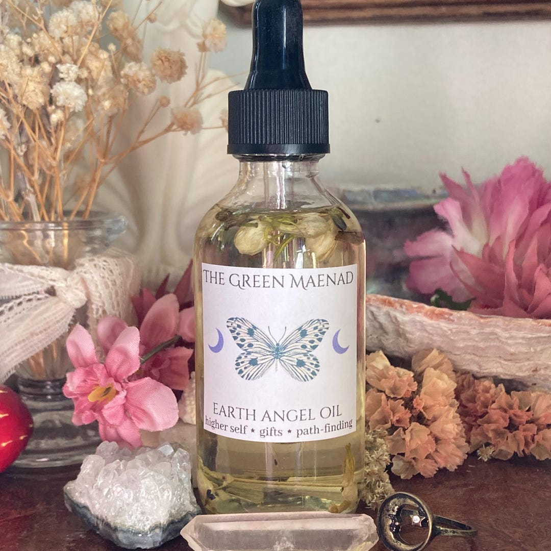 Earth Angel Oil ~ Intention Oil & Ritual Oil for Grounding, Awakening ...