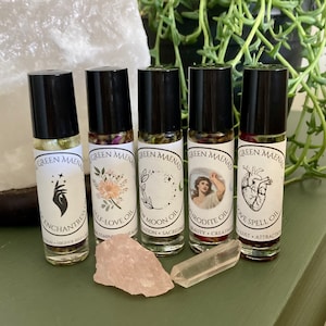 Choose 5 Intention Oils – Ritual Oils, Witchcraft Supplies, Witchy ...