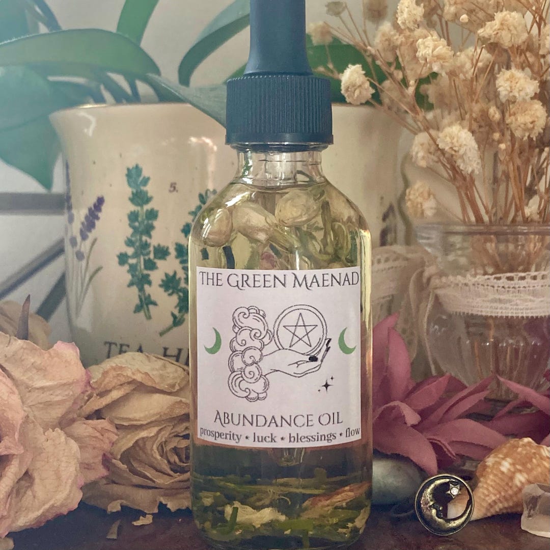 Abundance Oil ~ Intention Oil, Ritual Oil, Blessing Oil, Anointing Oil ...