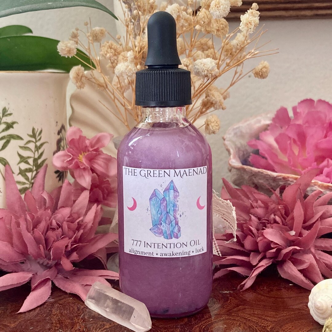 777 Intention Oil ~ Ritual Oil, Angel Number Oil, 777 Angel Number ...