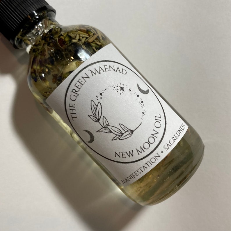 New Moon Oil Ritual Oil Lunar Magic Hedge Witch - Etsy