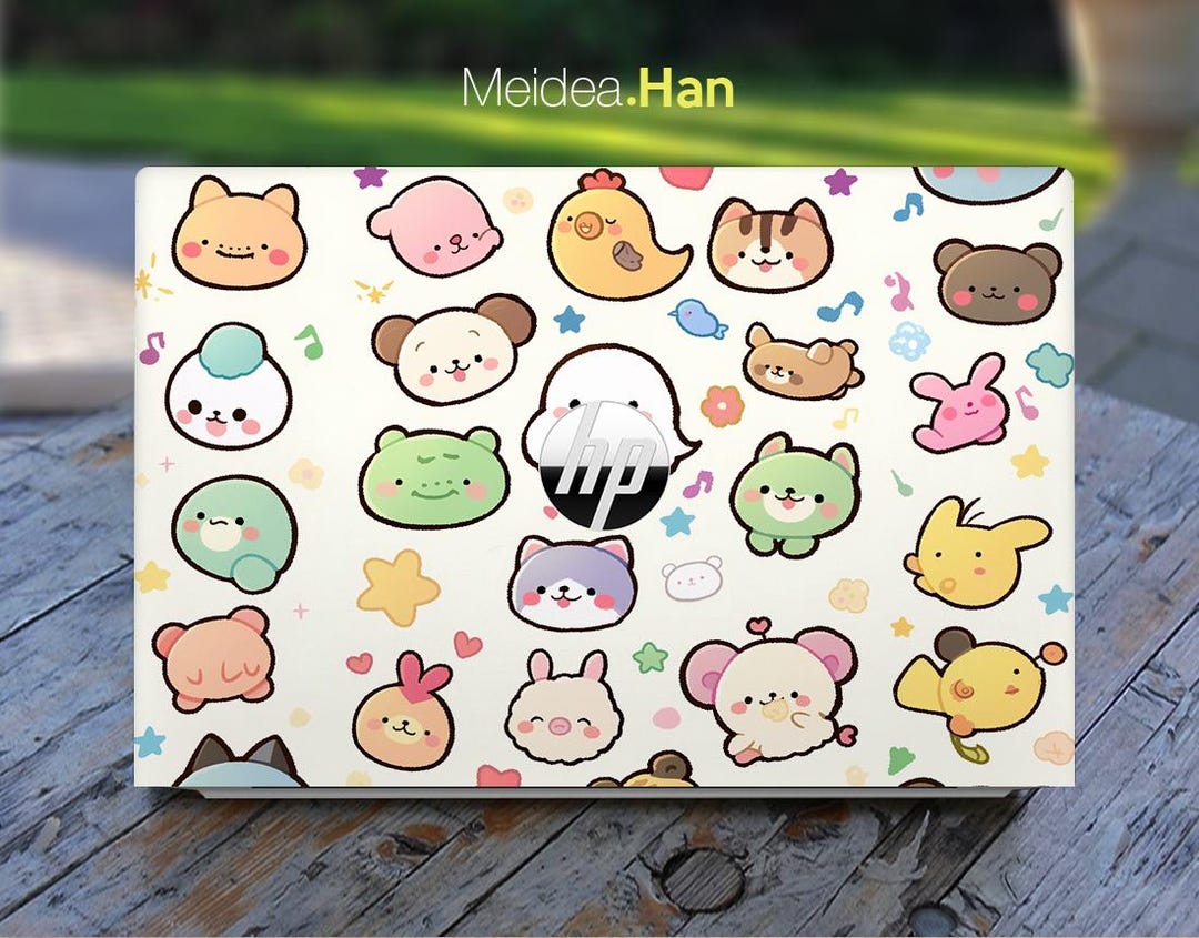 Laptop Skin Hp 15-ER Decal Children's Day Gifts Cute Cartoon Animal ...
