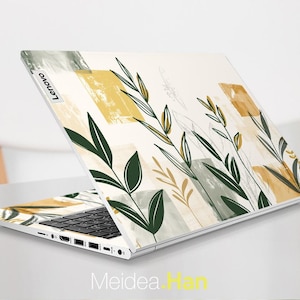 Lenovo Laptop Skin Personalized Sticker Simple Abstract Design Vinyl ...