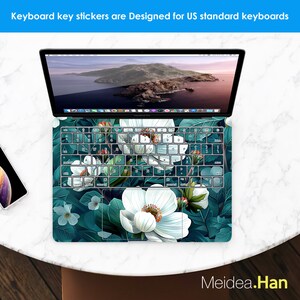 Apple Laptop Skin Custom Decals Personalized Gift Nature Green Plants ...