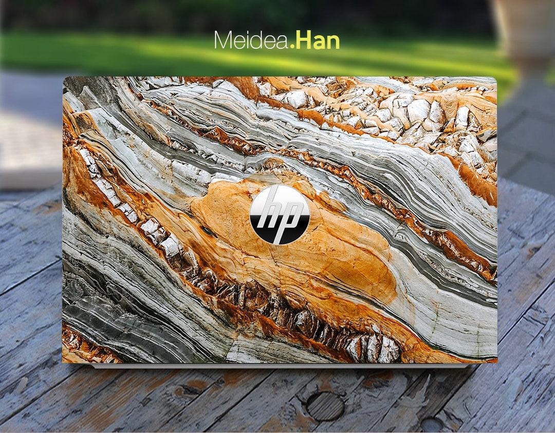 Custom Laptop Skins Hp Envy 17 Inch Vinyl Decals Personalization Brown ...